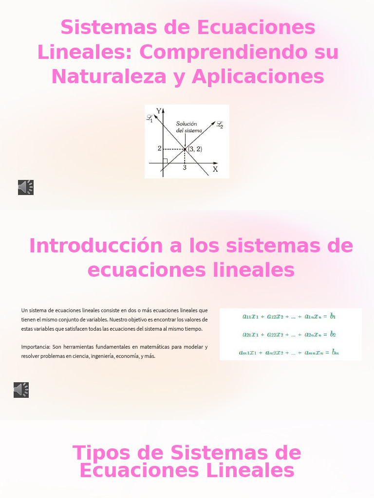 Sistemas de Ecuaciones Lineales | PDF | Ecuaciones | Linealidad