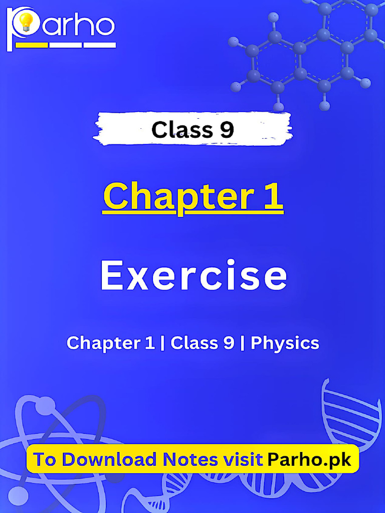 9th Physics Ch1 Exercise | PDF