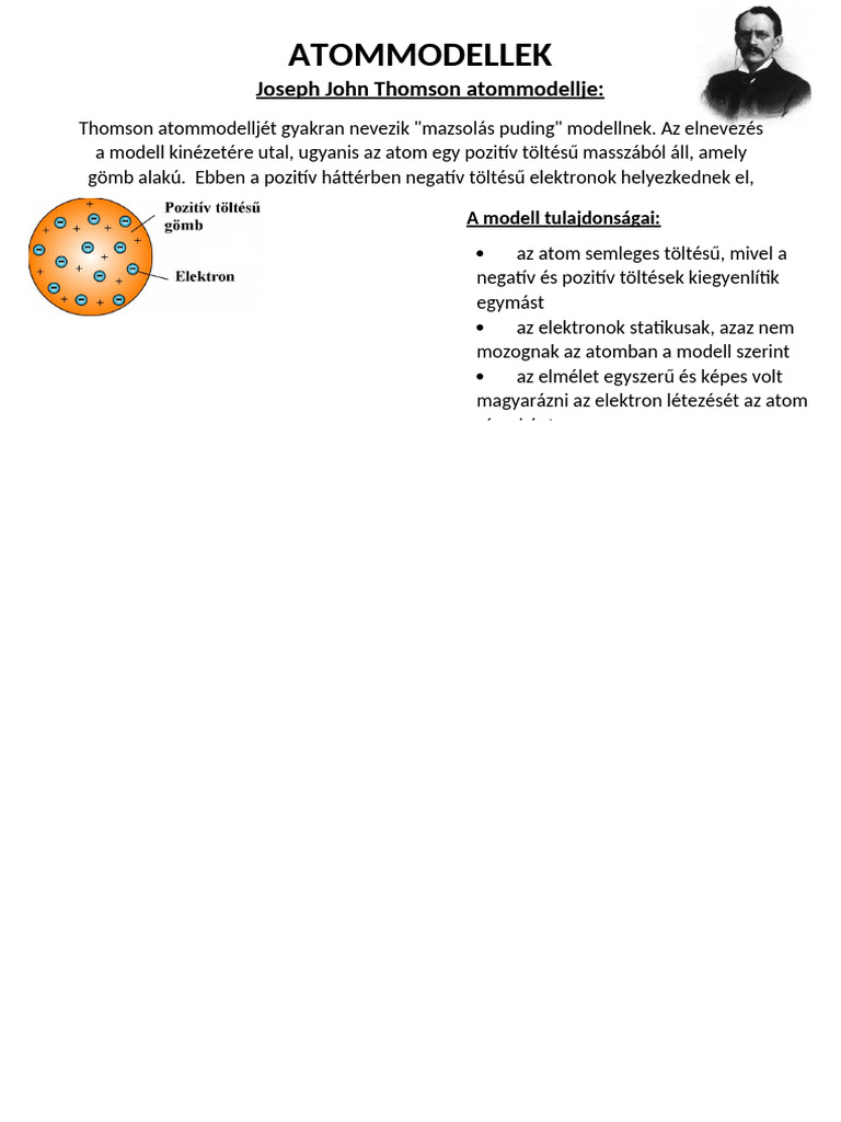 Atom Modell | PDF