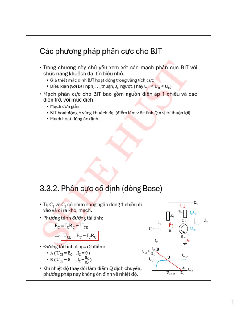 BJT Biasing | PDF