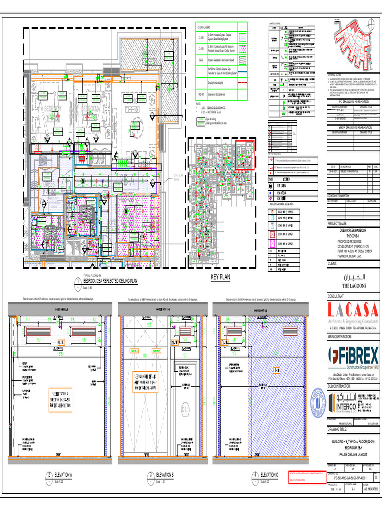 MEP Reference Elevation and Ceiling Plan | PDF | Drywall | Composite ...