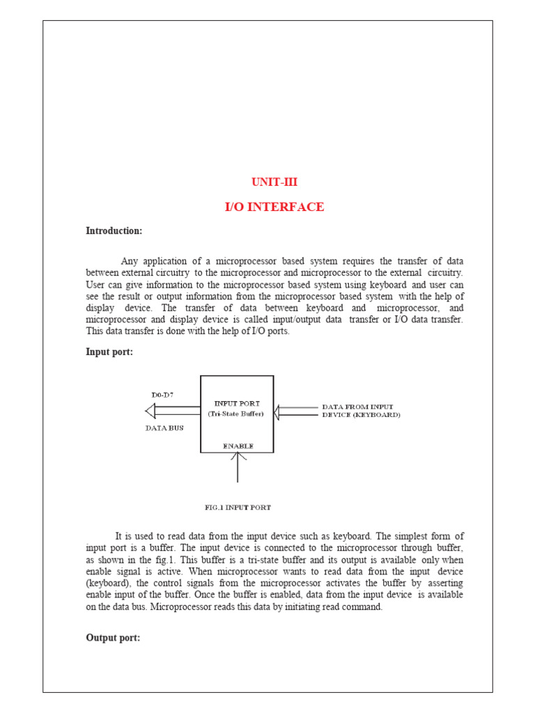 8255 and Input output interfacing_6 | PDF | Analog To Digital Converter | Input/Output