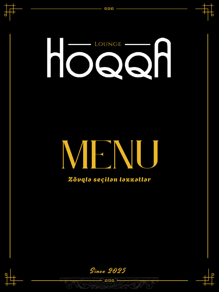 Hoqqa Lounge Menu | PDF