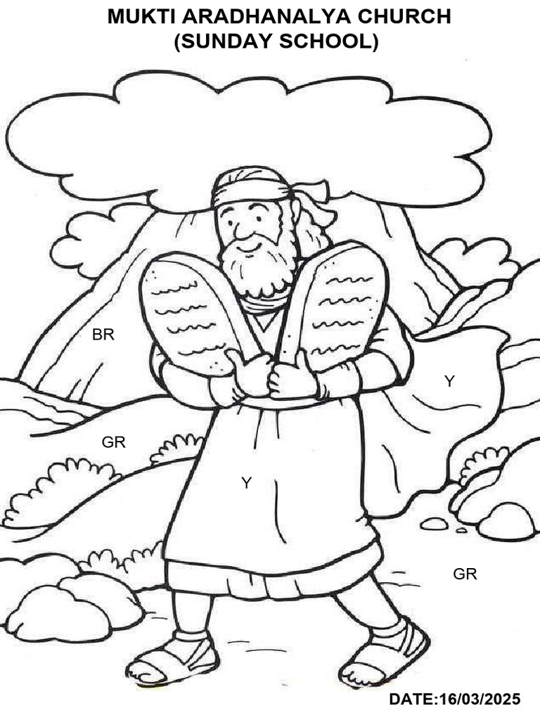 Ten Commandments Drawing Final | PDF
