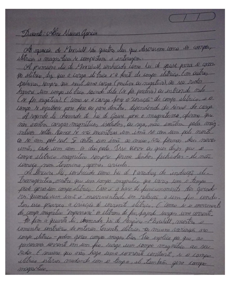 atividade maxwell | PDF