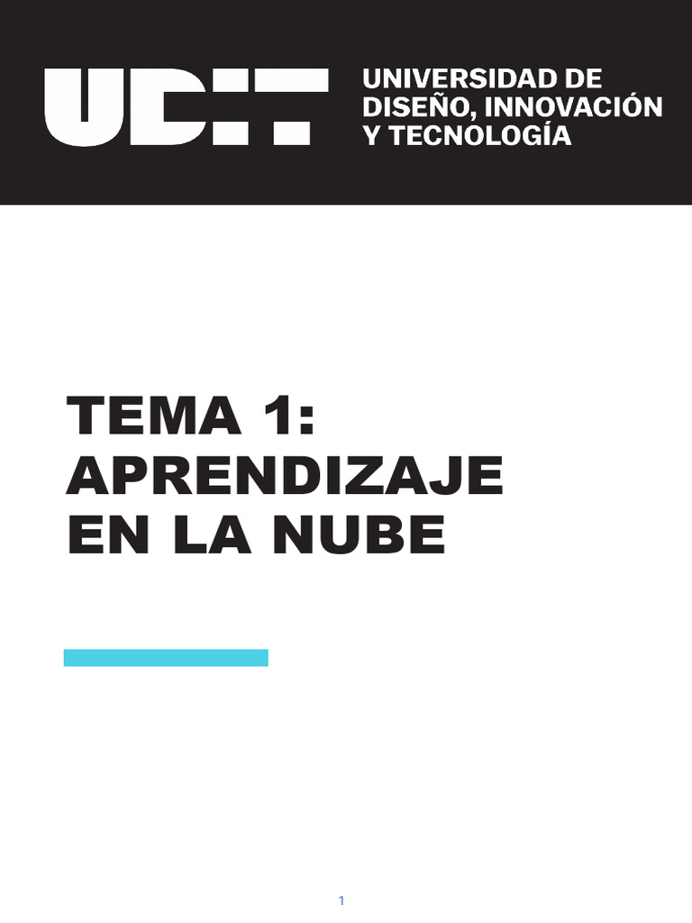 Tema 1 DEF | PDF | Computación en la nube | Inteligencia artificial