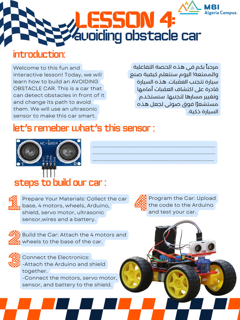 Lesson 4 (Avoiding Car) | PDF