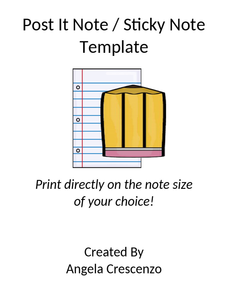 Sticky-Note-Sample-Word-Template-Free-Download Edited | PDF | Osmosis ...