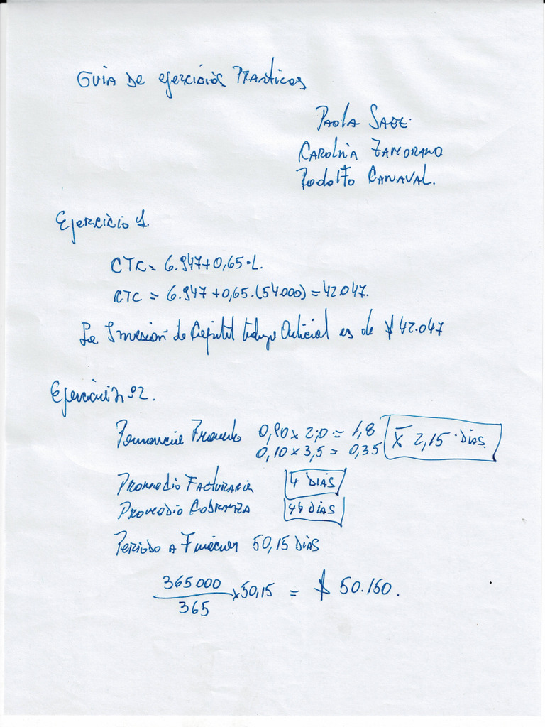 Guia de Ejercicios | PDF