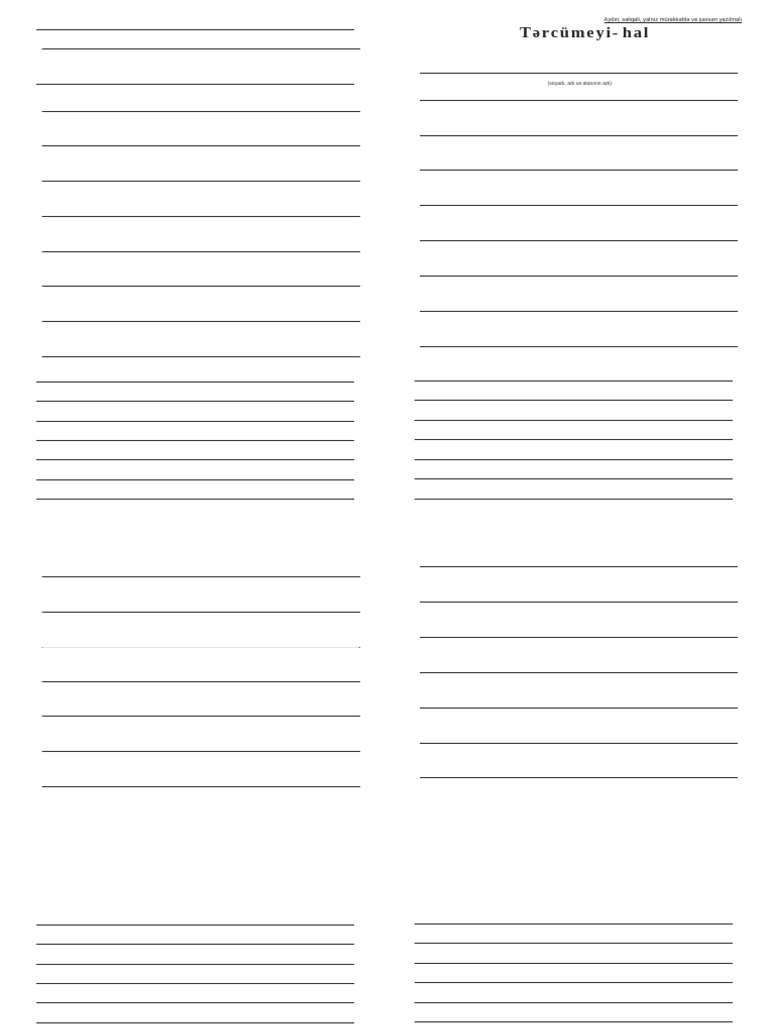 Tercumeyi Hal | PDF