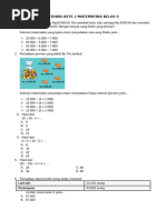 Soal Matematika Kelas 4 Kalimat Matematika Dan Perhitungan | PDF