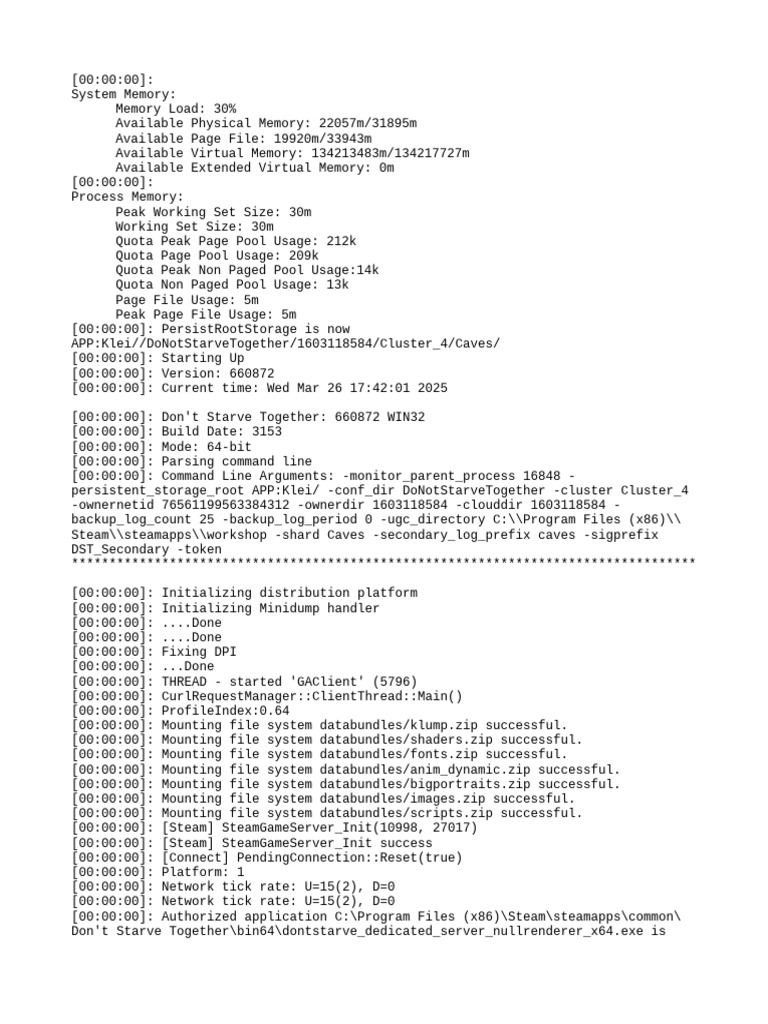 Caves Server Log | PDF | Graphics Processing Unit | Computer Science