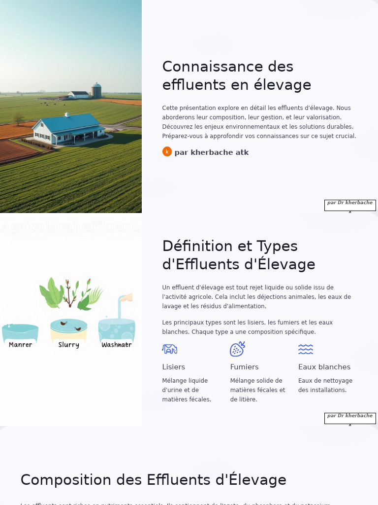 04 Connaissance Des Effluents en Elevage | PDF | Eaux usées | Fumier