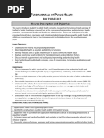 Foundations of Public Health Course Overview | PDF | Public Health ...