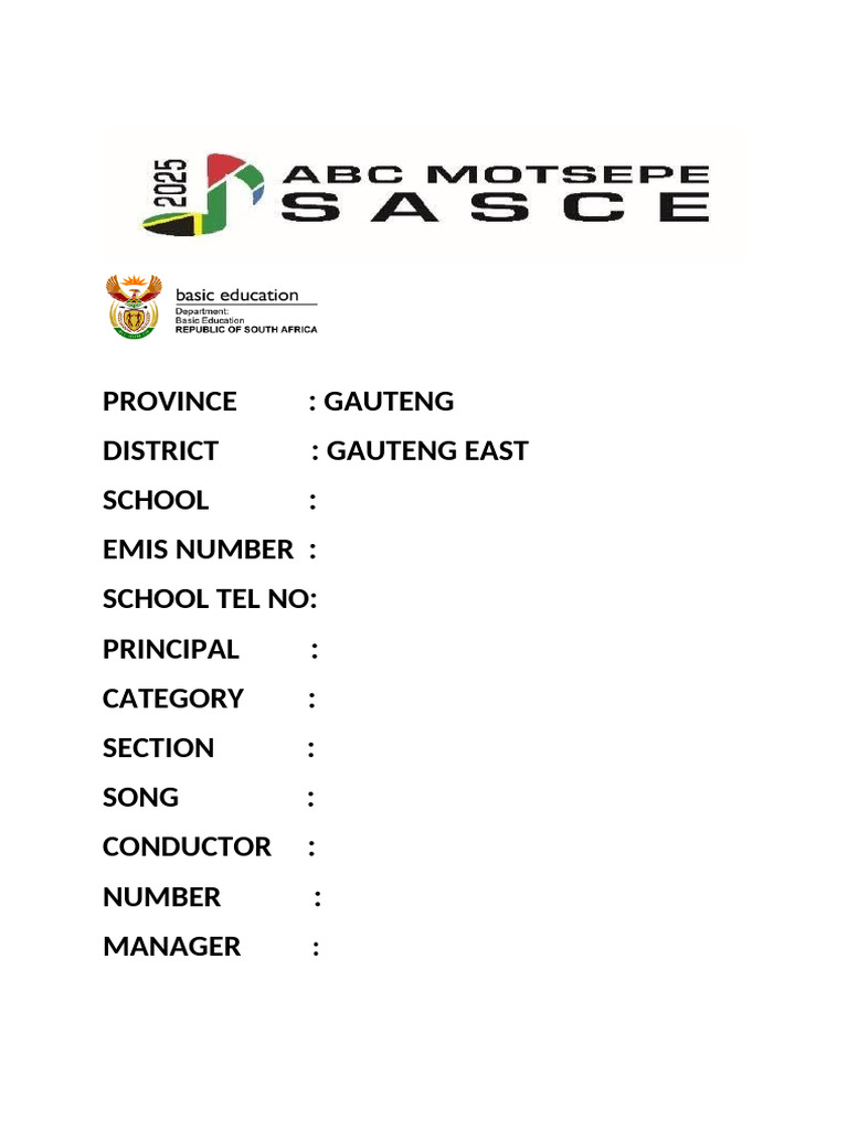 Sasce File Cover Page 2025 Pdf