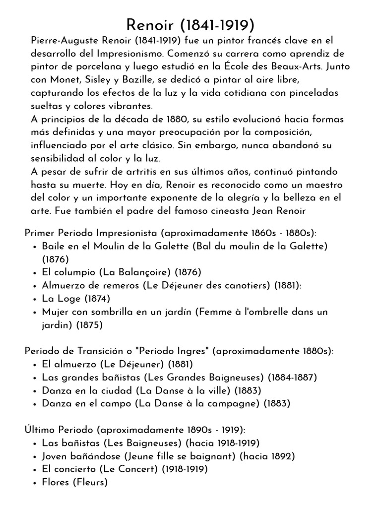 Renoir | PDF