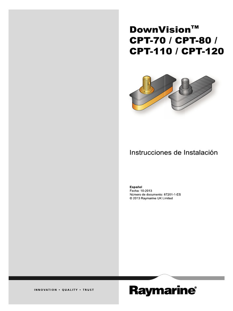 Ray - CPT-70, CPT-80, CPT-110, CPT-120 - Esp | PDF | Olas | Conector ...