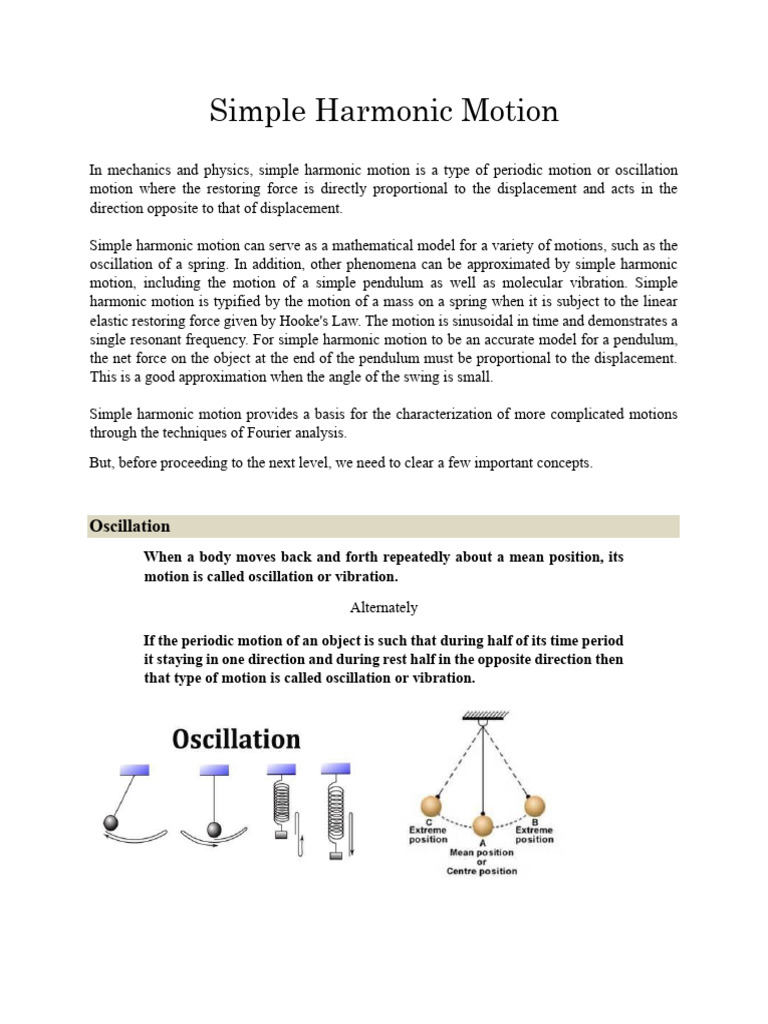 Wave Oscillations and Optics 1 | PDF | Oscillation | Light