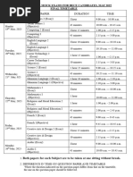 GP June Exam Grade 12 Timetable 2025 | PDF