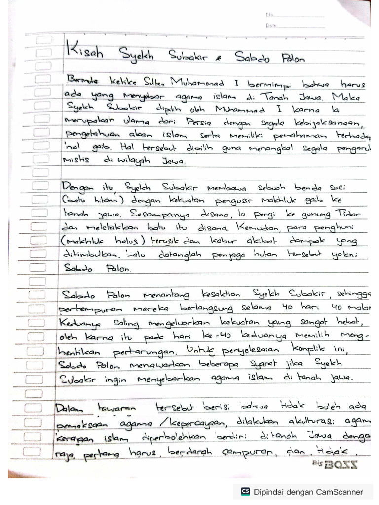 Kisah Syekh Subakir Dan Sabdo Palon | PDF