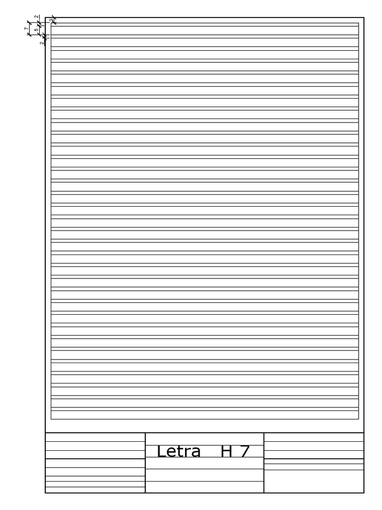 Hojas de Letra H7 | PDF