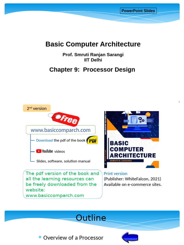 Chapter 09 Processor Design | PDF | Central Processing Unit | Computer Science