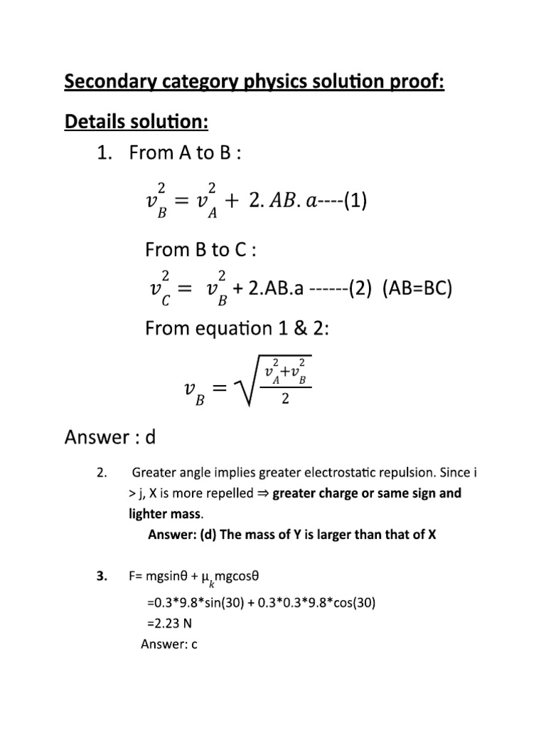 Phy Sec National Proof | PDF