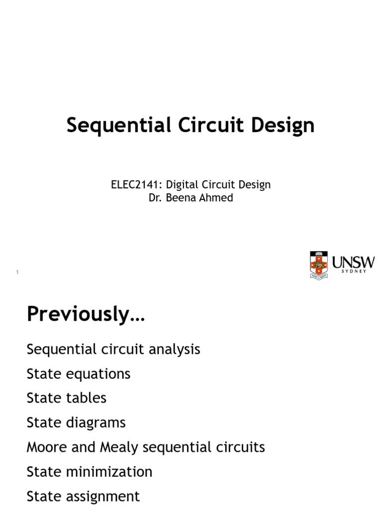 ELEC2141 Sequential Circuit Design | PDF | Digital Technology | Electronic Circuits