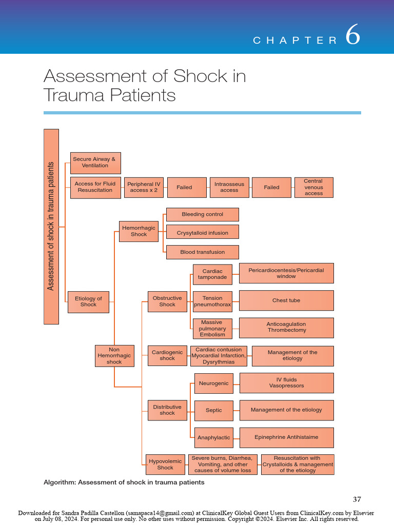 Assessment of Shock in Trauma Patients | PDF | Shock (Circulatory) | Sepsis