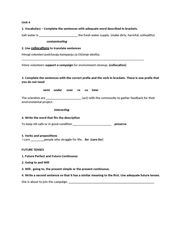 Unit 4 Insight Inter SAMPLE | PDF