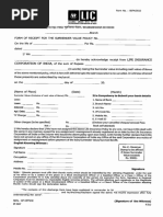 LIC Reassignment Form No. 3857 | PDF