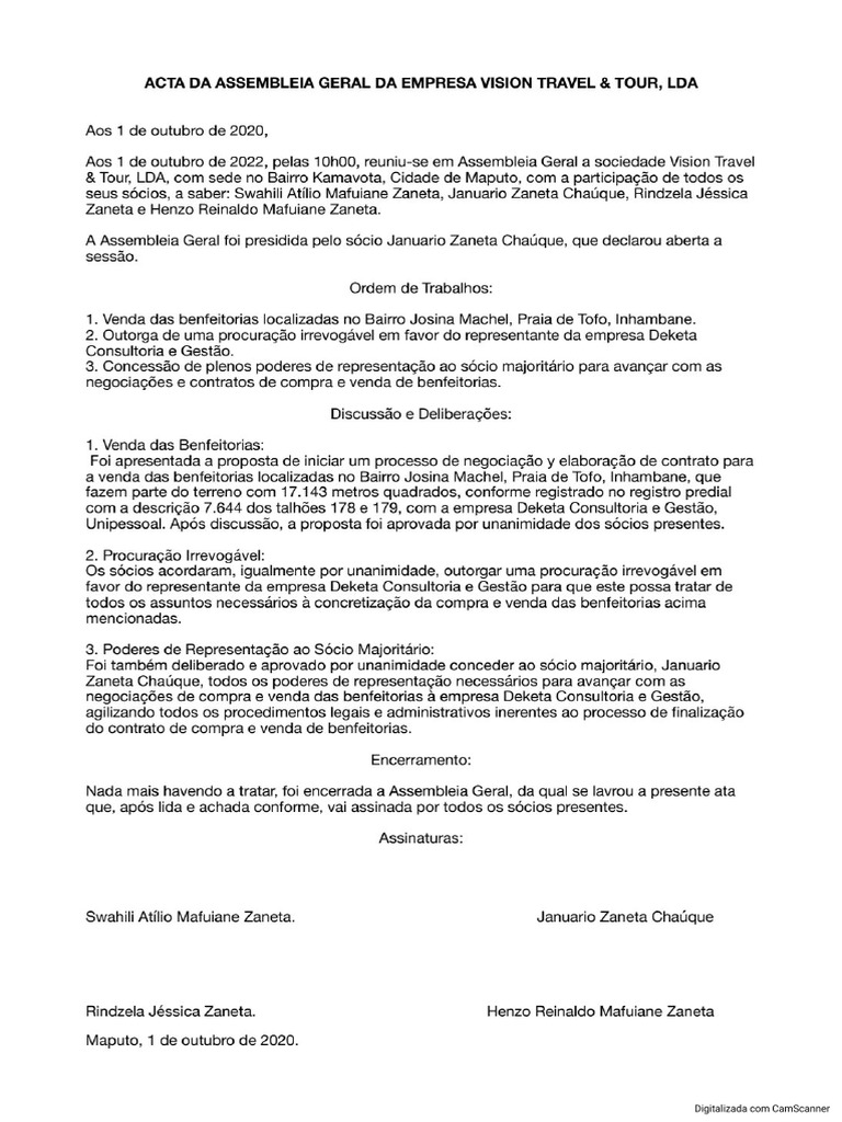 Acta Vision Travel Tour | PDF