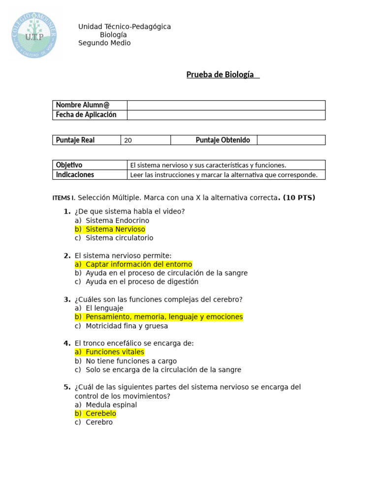 Biologia Correccion Cristobal | PDF