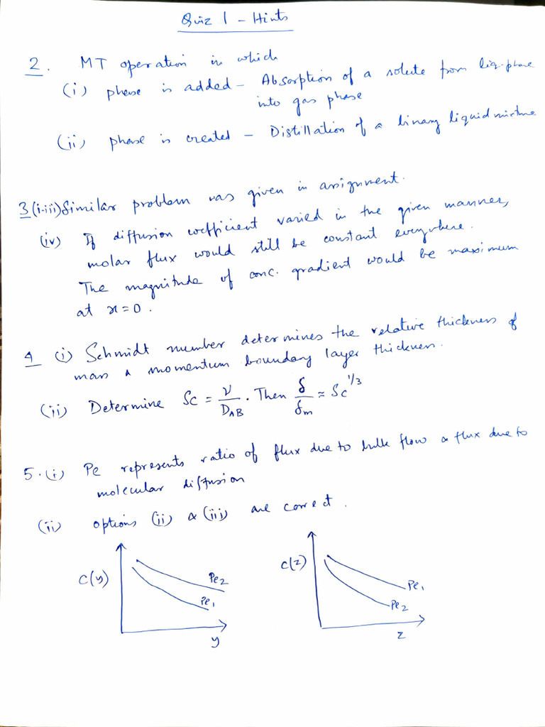 Quiz 1 Hints | PDF
