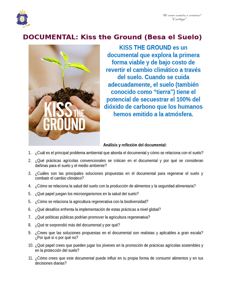 Documental Kiss The Ground | PDF