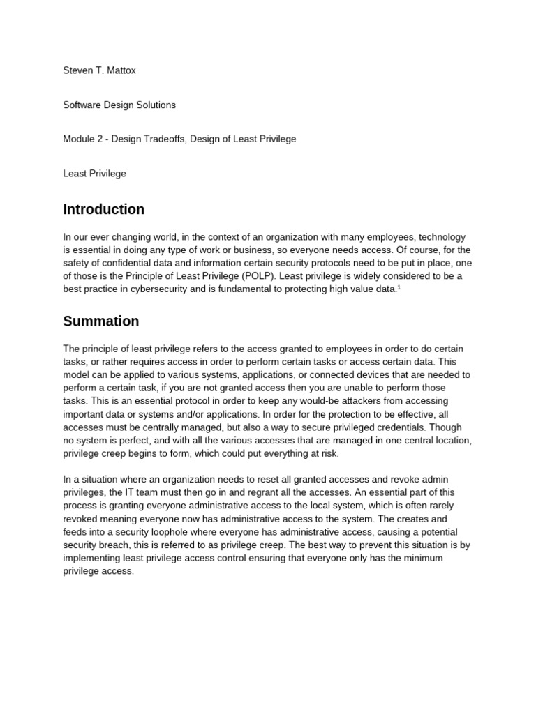 Module 2 Research Topic Summary | PDF | Cyberspace | Security Engineering