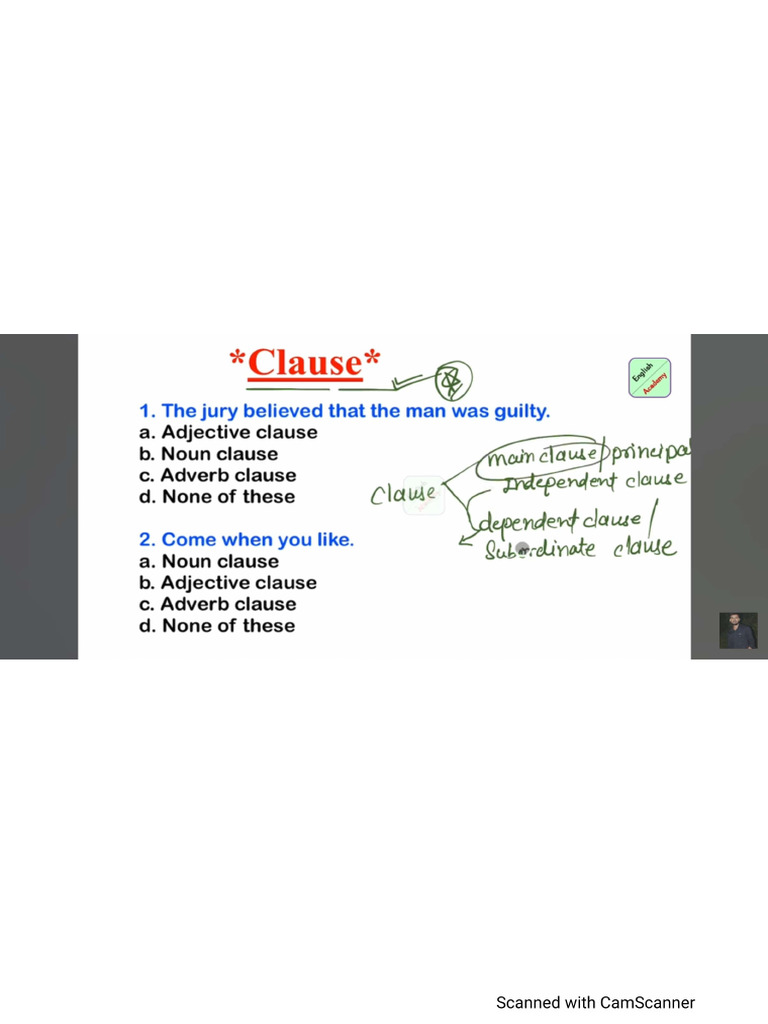 Clause by Purnima | PDF