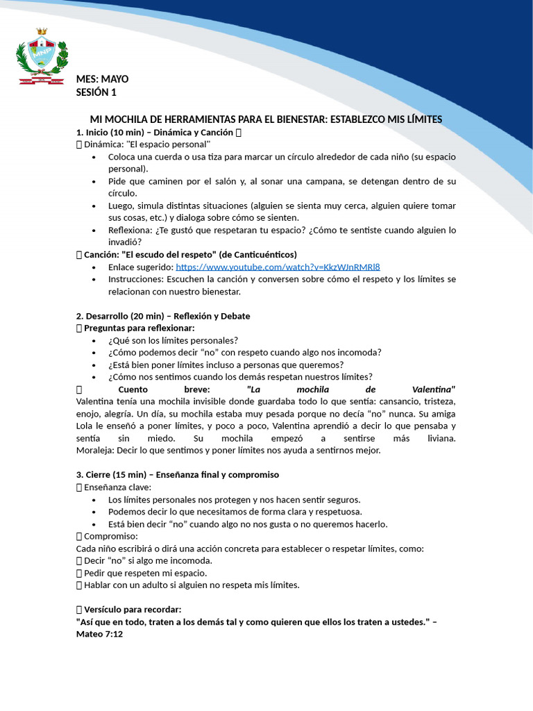 Toe Mes Mayo 2025 | PDF