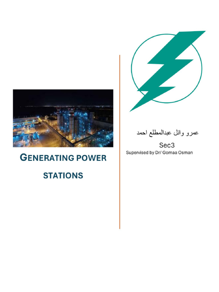 Types of Conventional Power Plants | PDF