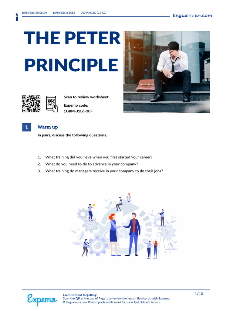 The Peter Principle British English Teacher C1 C2 | PDF