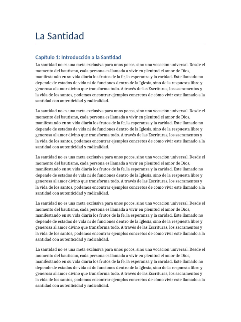 La_Santidad_Alexander_Marino_Robalino | PDF | Sacramentos | Santo