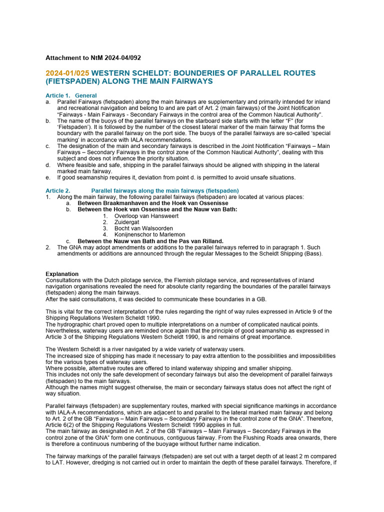 NTM 2024 04 092 Attachment | PDF | Navigation