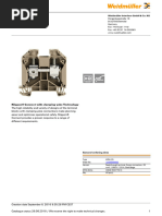 Weidmüller WDU 10 SL/EN Data Sheet | PDF | Electrical Connector ...