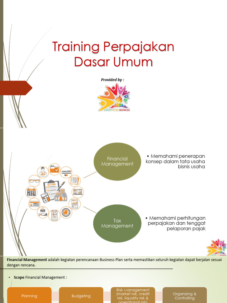 Training Perpajakan Dasar Umum | PDF