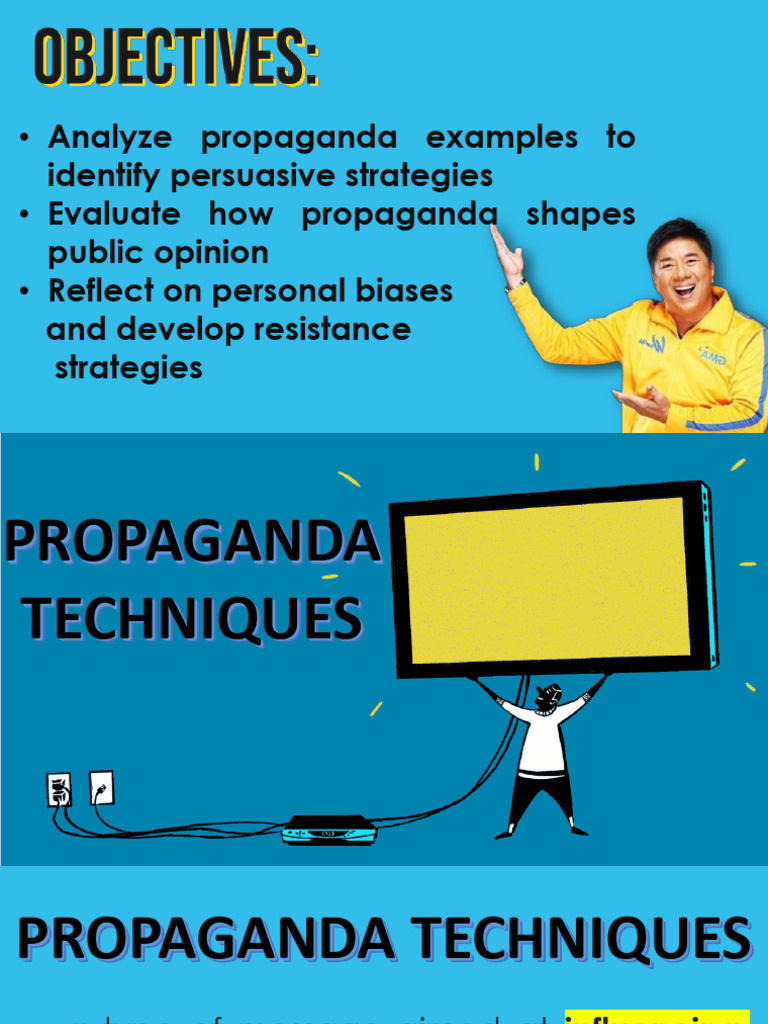 Propaganda Techniques | PDF | Propaganda | Psychology