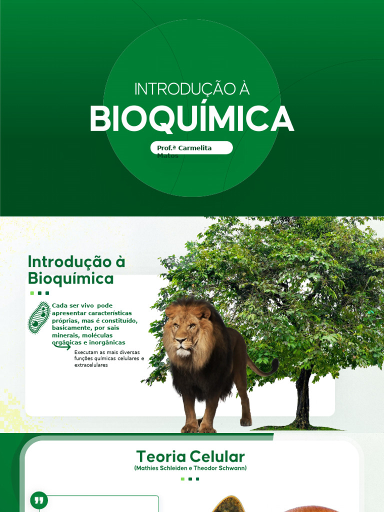 Bioquimica Seres Vivos e Agua TCNA SLIDE | PDF | Célula (Biologia ...