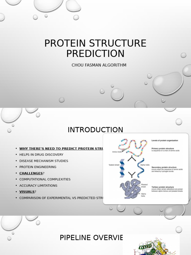 Chou-Fasman Protein Structure Prediction | PDF