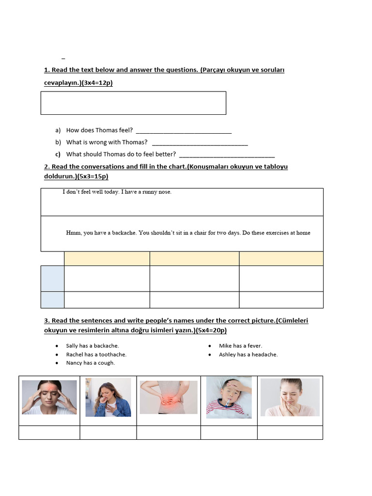 5th Grade 2nd Term 1st Written Exam | PDF | Movie Theater