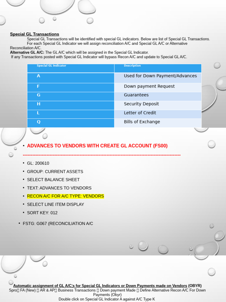 Special GL Accounting PPT Class | PDF | Invoice | Payments