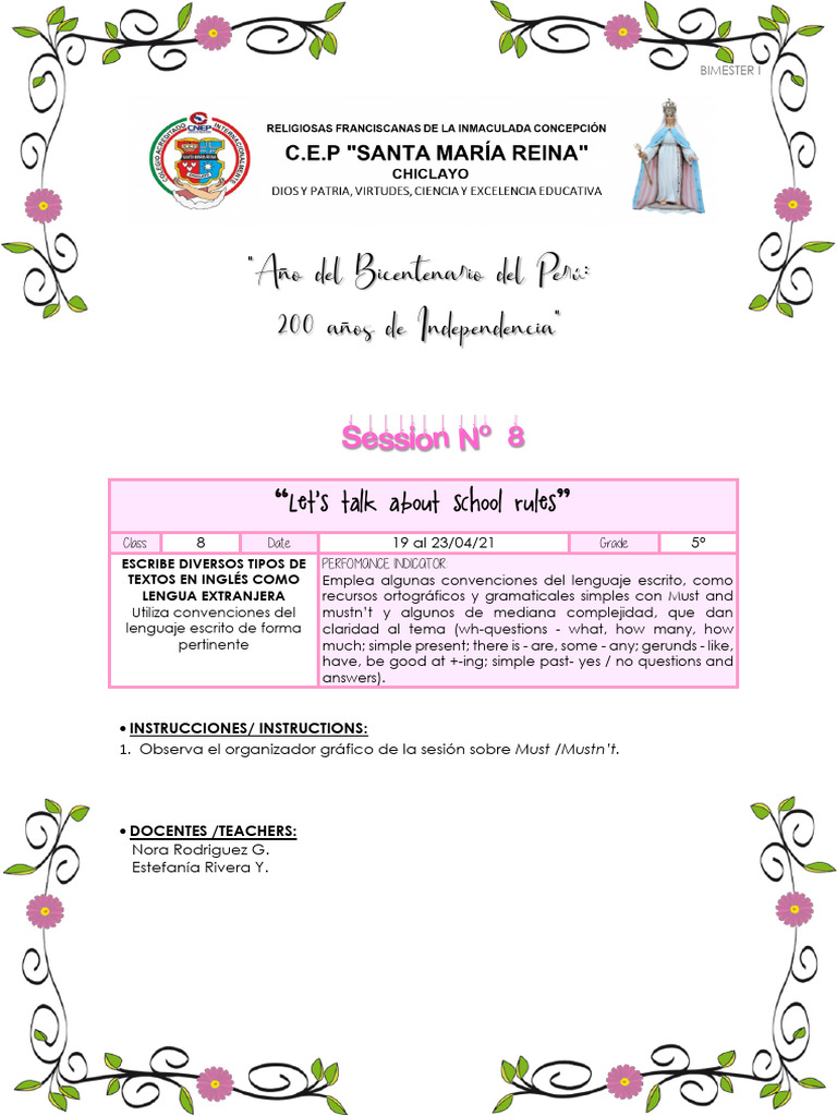 5TH Grade - Lesson 08 - Ib | PDF
